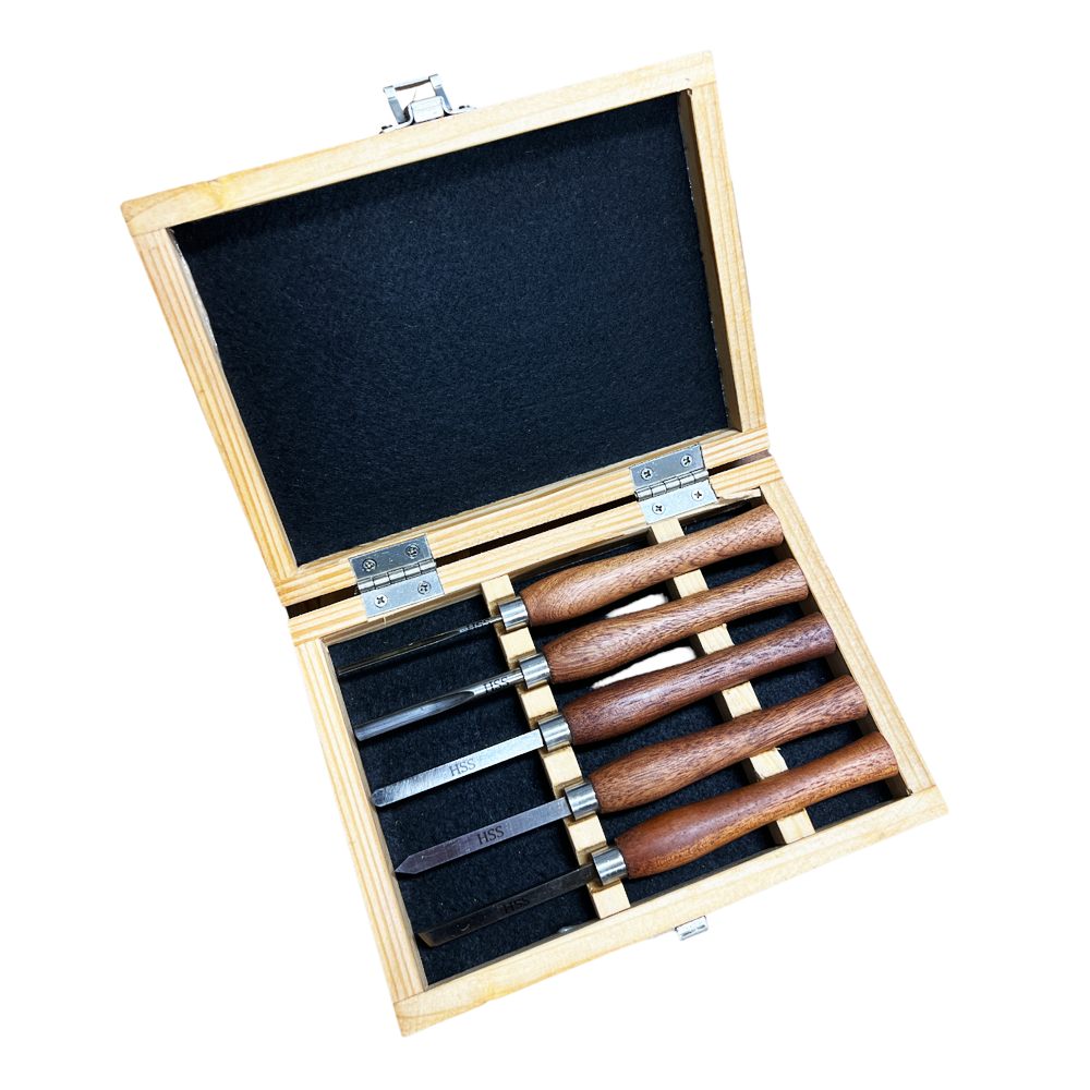 5 Piece HSS Miniature Woodturning Chisel Set 290105 by Soba – Hammer Roo
