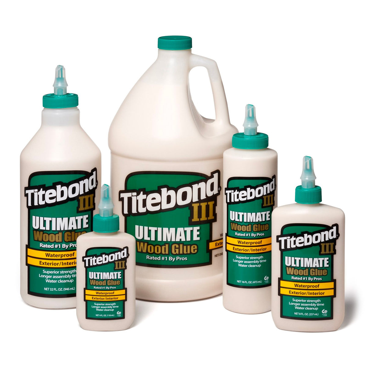 Titebond III - Ultimate Exterior Waterproof Wood Glue PVA Tan – Hammer Roo