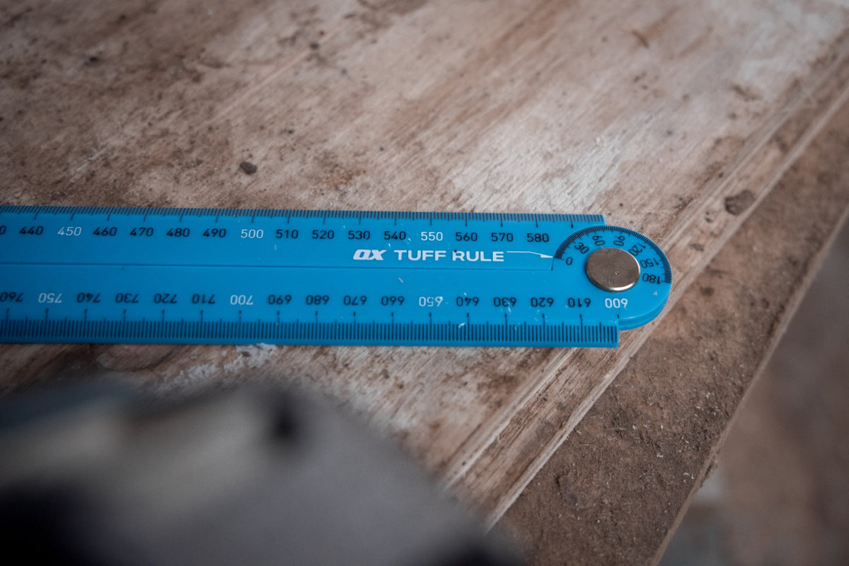 OX Pro Metric Tuff Rule Blue - 1200mm – Hammer Roo
