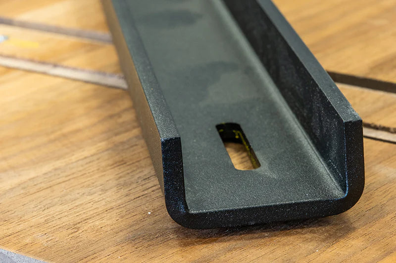 Heavy Duty Steel Table C Channel - Powder Coated - Table Top Stiffiner ...